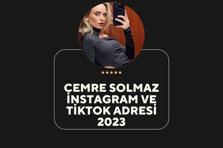 Cemre Solmaz instagram ve Tiktok Adresi 2023 - Oppo Forum
