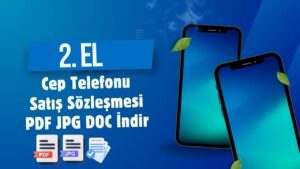 2.El Cep Telefonu Satış Sözleşmesi PDF JPG DOC İndir - Oppo Forum